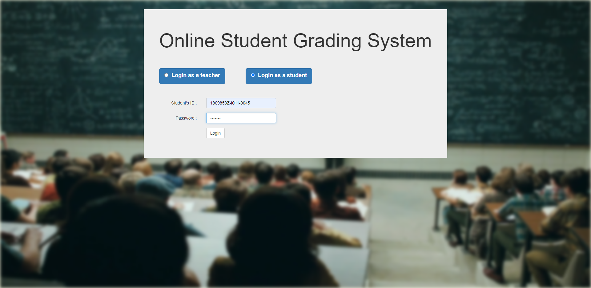 GitHub - MUST-SCSE-SE-2018/Online-Student-Grading-System: 📊 The project of MUST CS108 Advanced ...