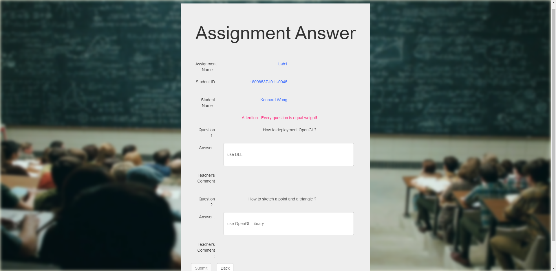 GitHub - MUST-SCSE-SE-2018/Online-Student-Grading-System: 📊 The project of MUST CS108 Advanced ...